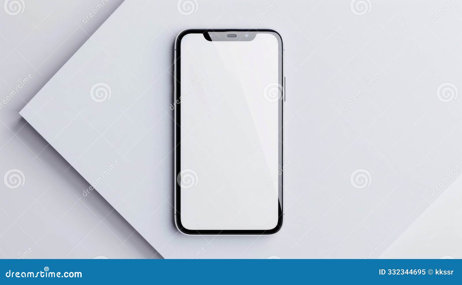 Blank Social Media Post on a Smartphone Screen for Campaign Designs ...