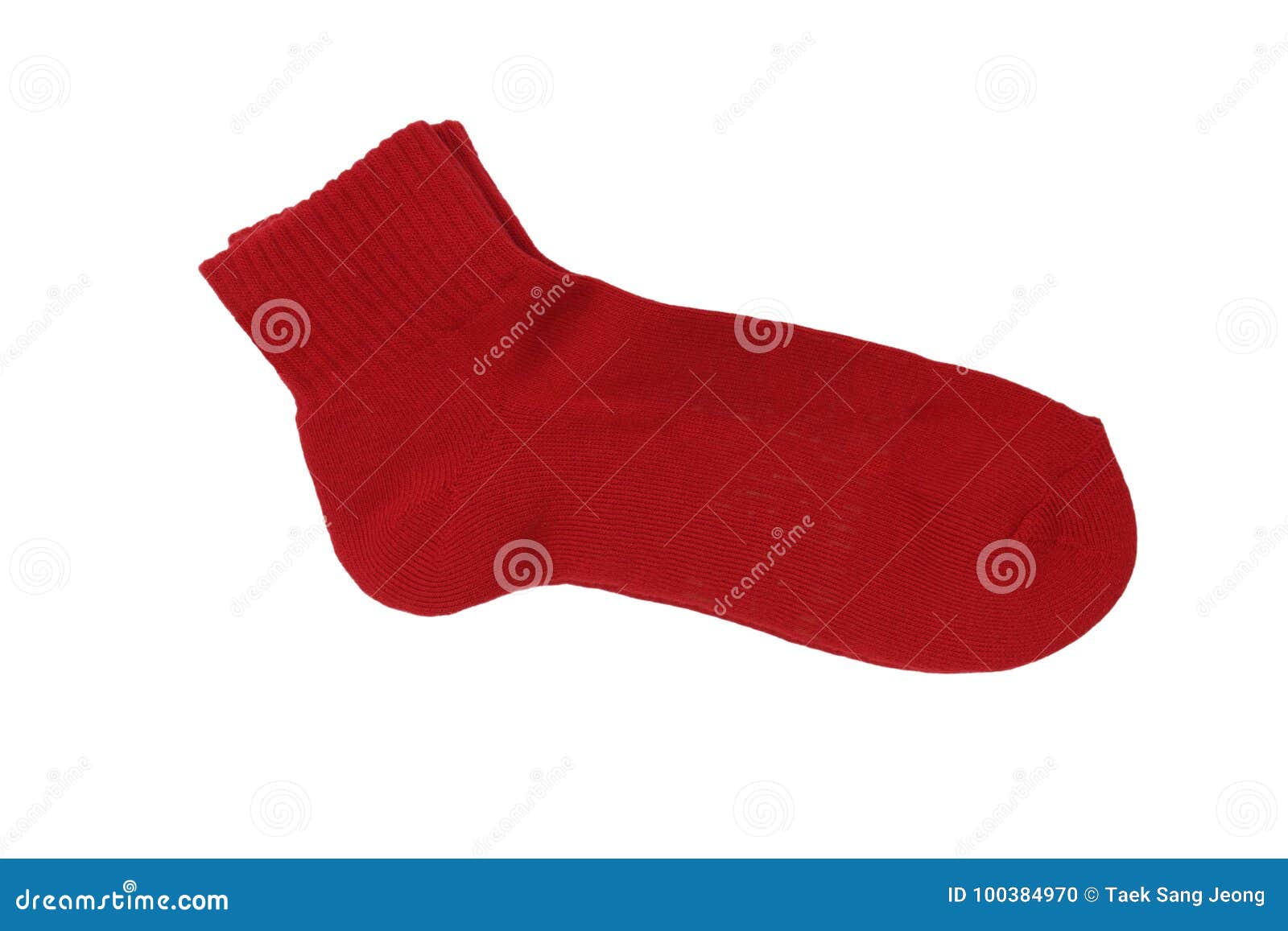 Blank socks color red stock photo. Image of sock, cotton - 100384970