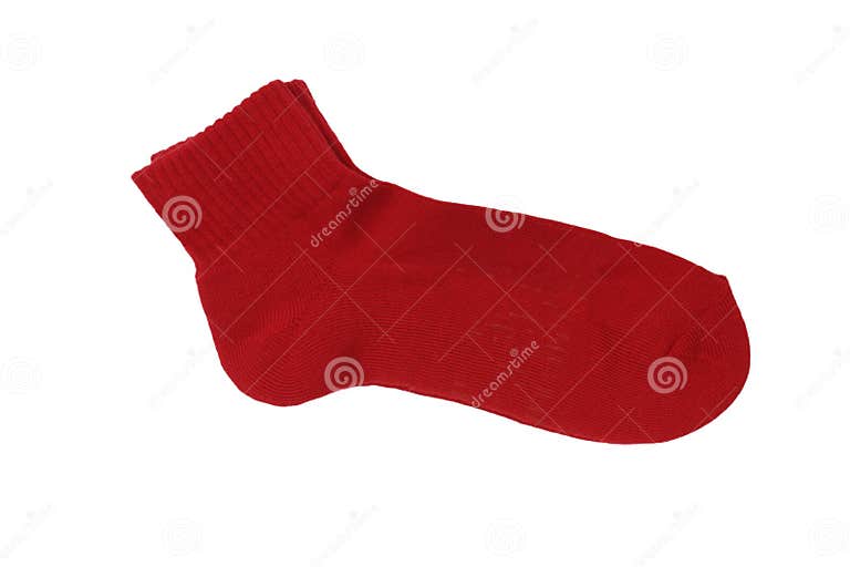 Blank socks color red stock photo. Image of sock, cotton - 100384970