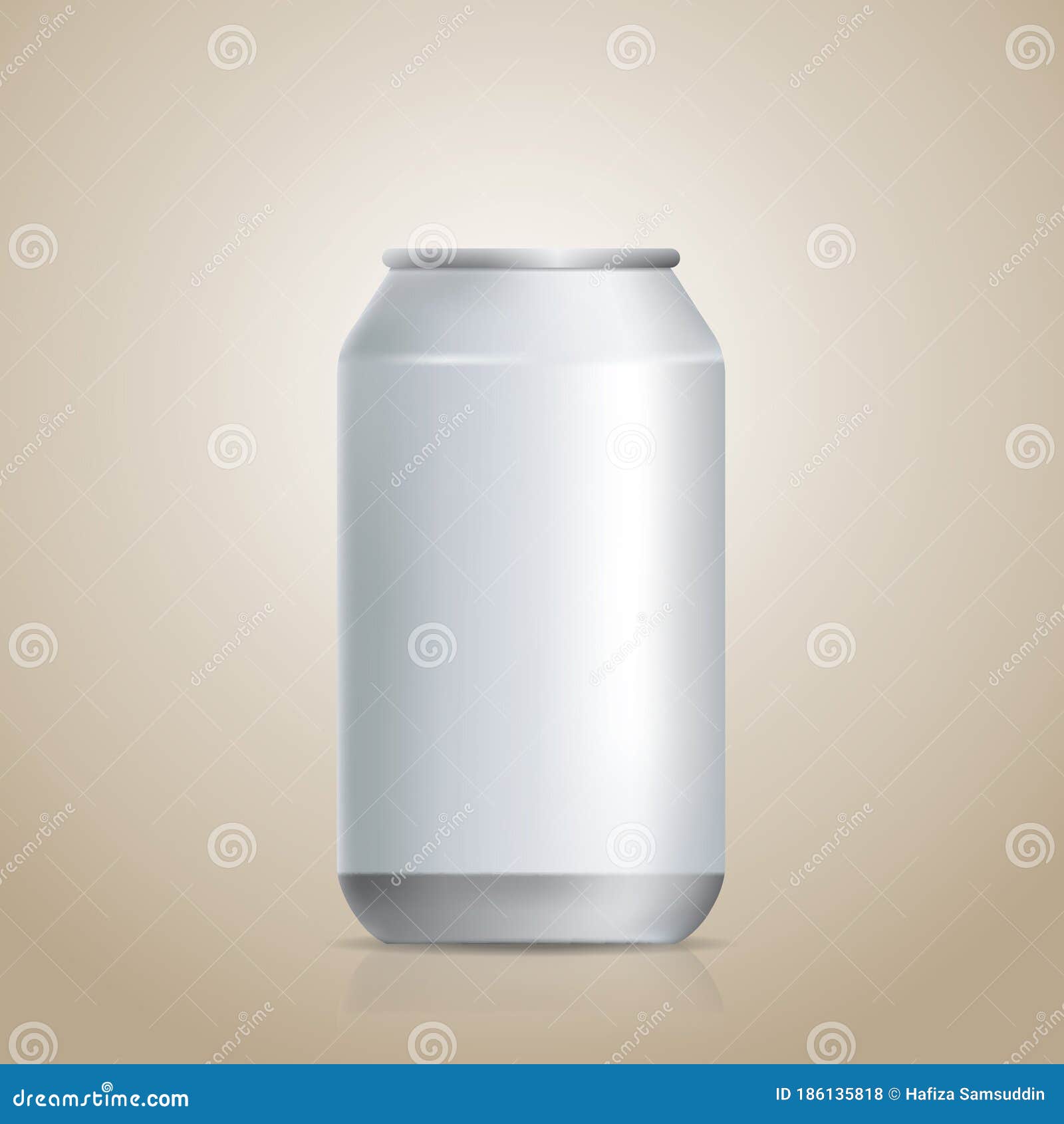 Blank Soda Can. Vector Illustration Decorative Design Stock ...