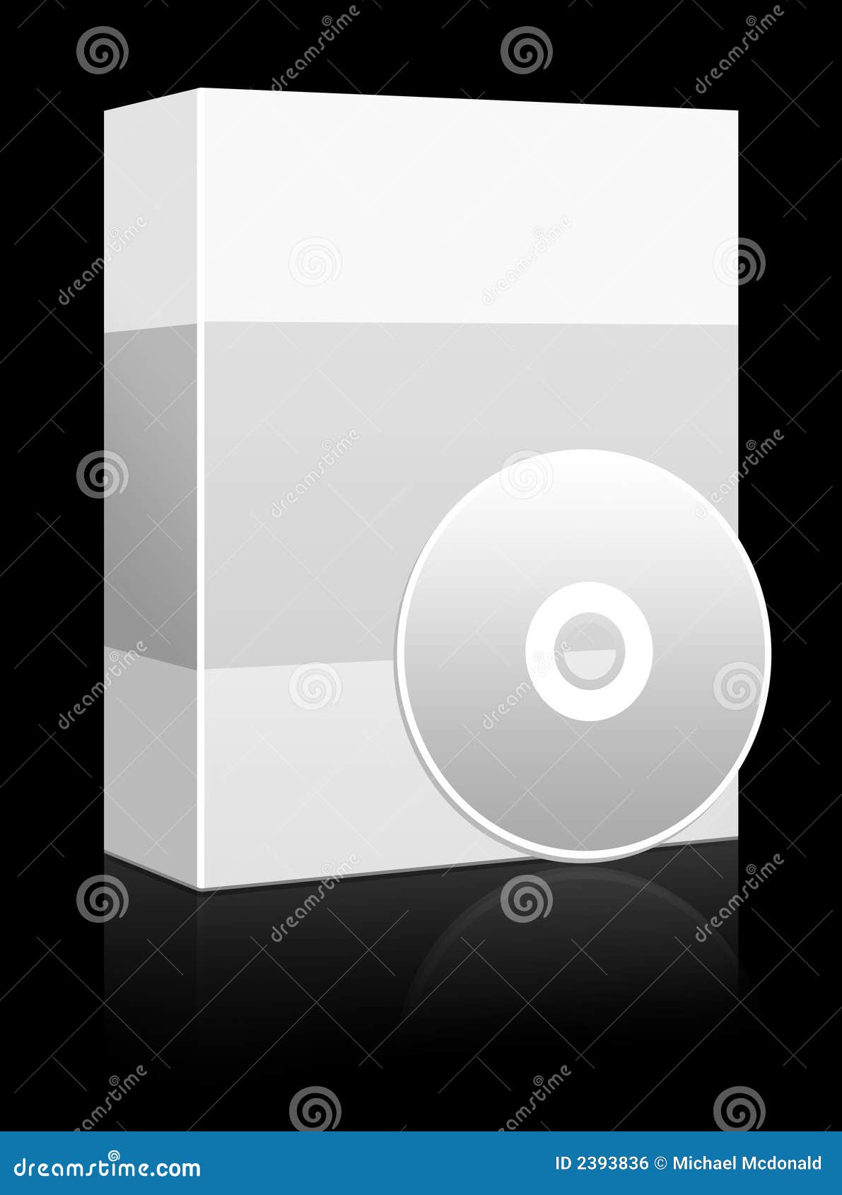 Blank software box stock illustration. Illustration of catalog - 2393836