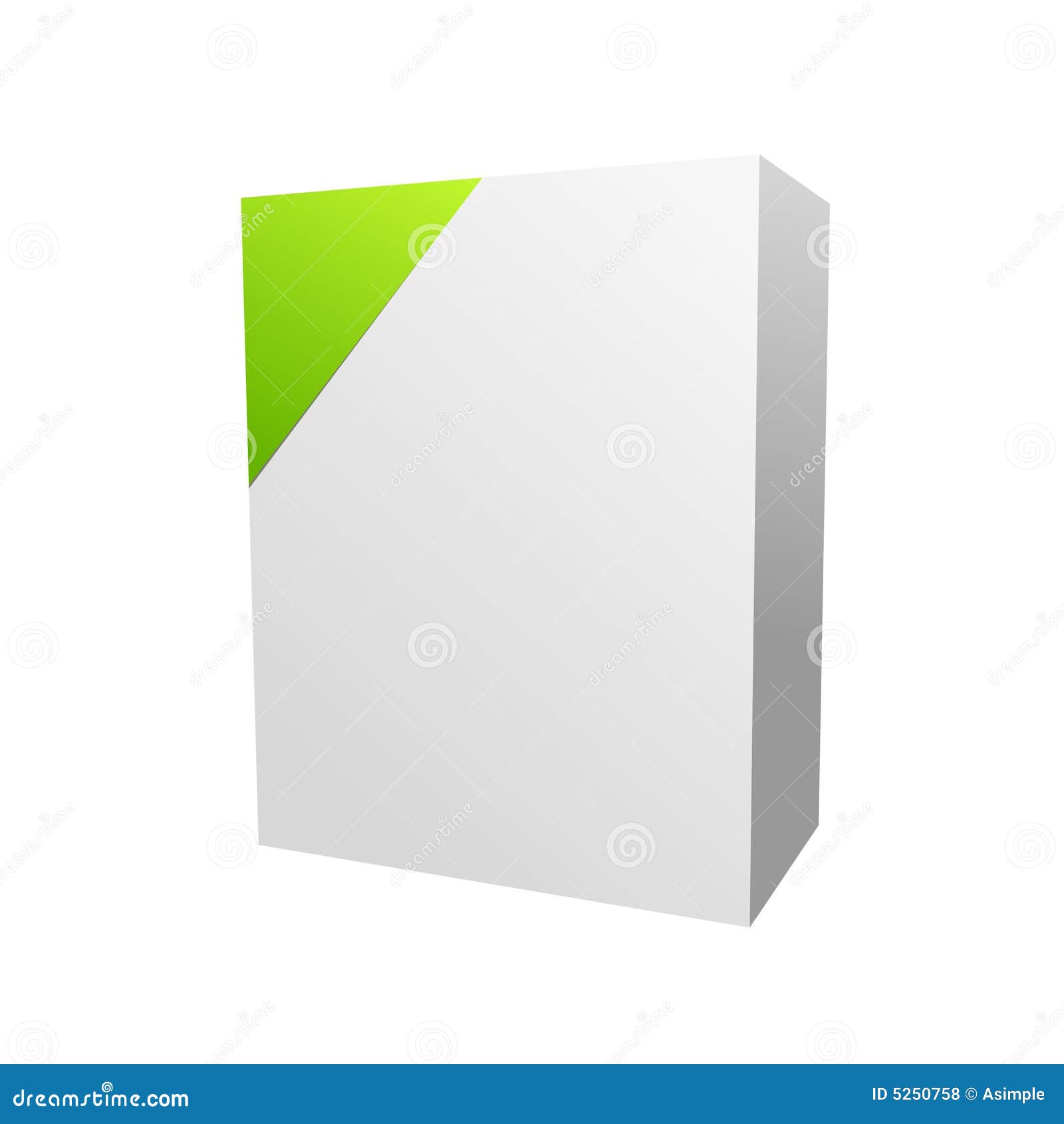 Blank software box stock vector. Illustration of layout - 5250758