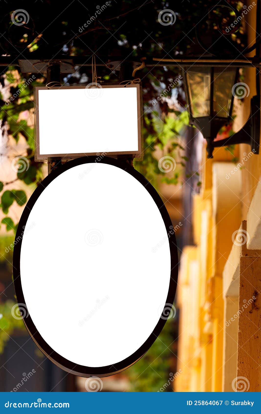 Blank space shop label stock image. Image of blackboard - 25864067