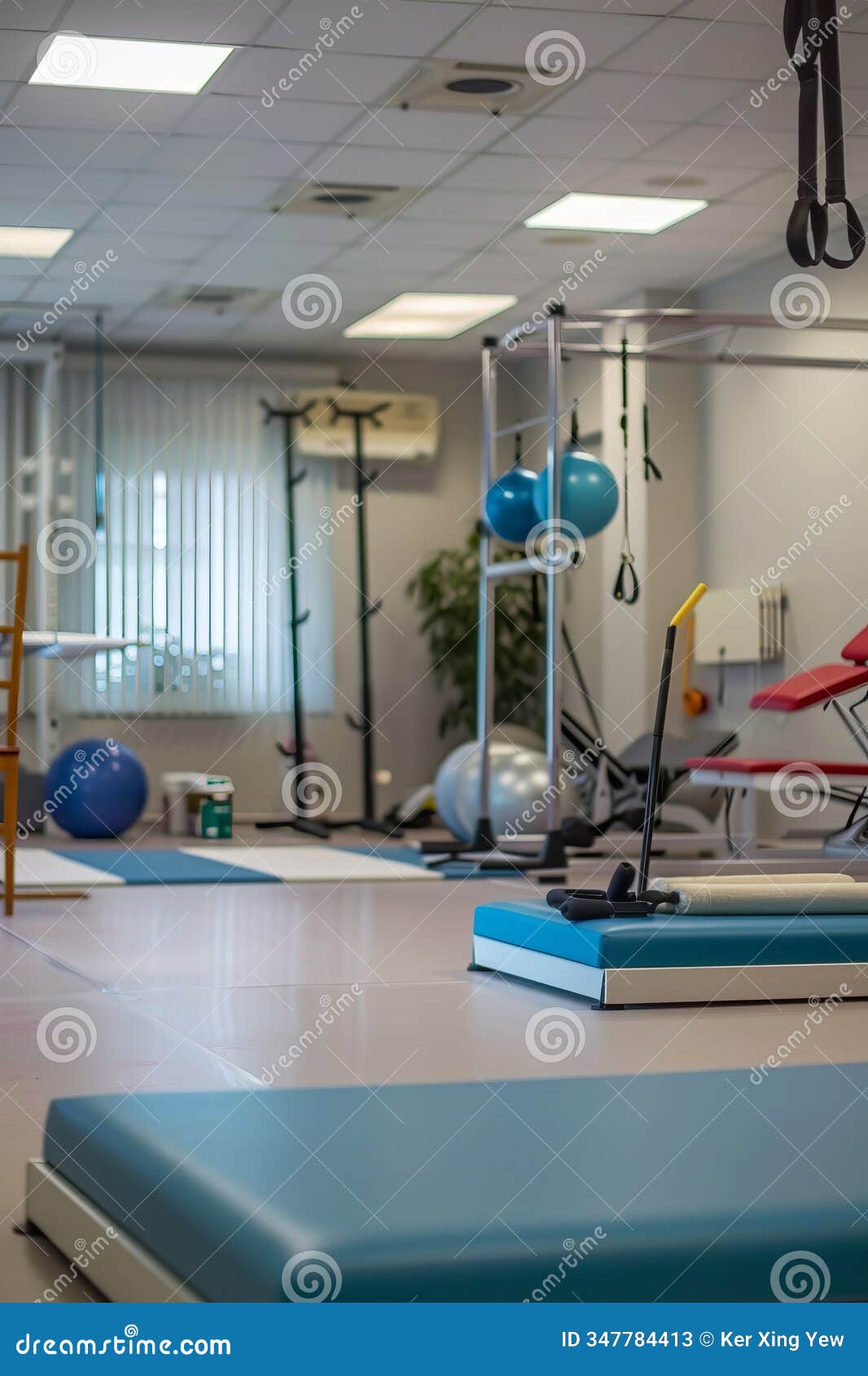 Blank Space Surrounded by Physiotherapy Equipment and Tools. Stock ...