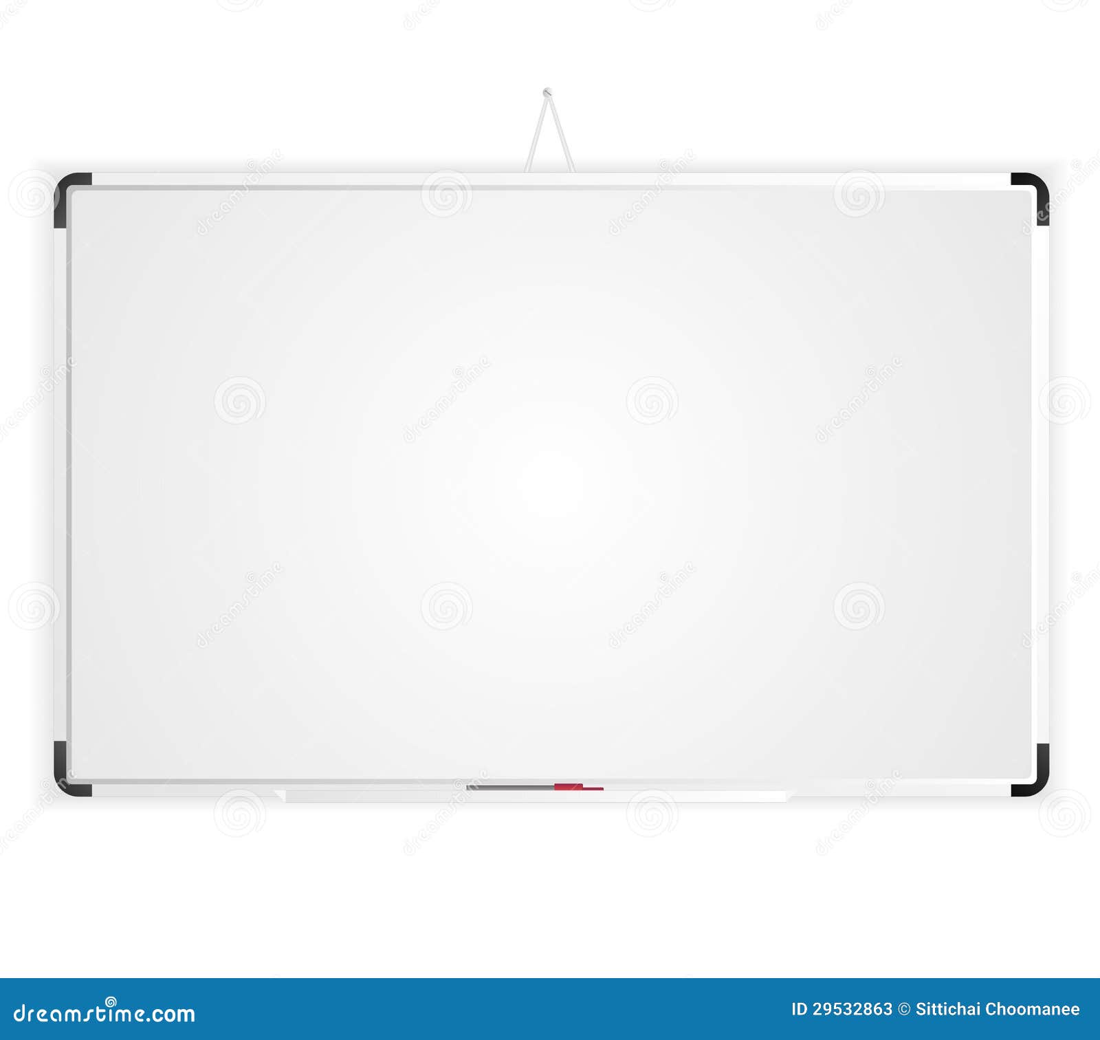 Blank Space Whiteboard stock vector. Illustration of draw - 29532863