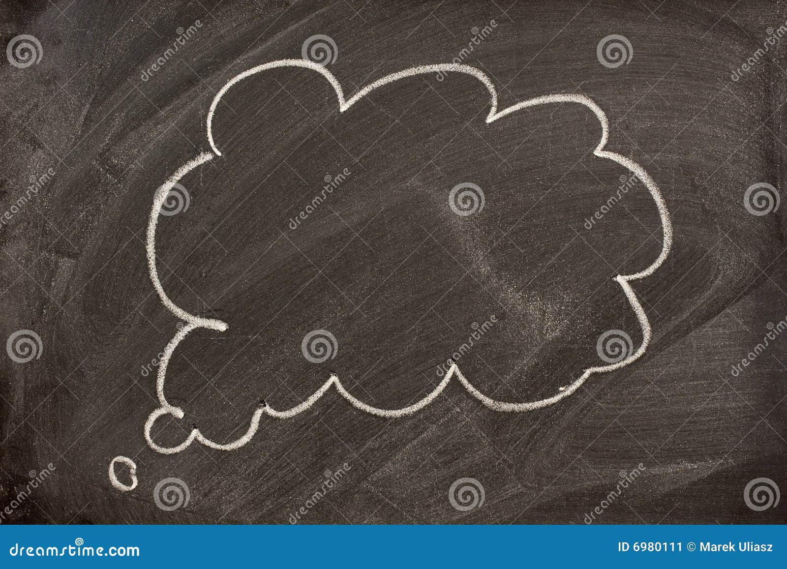 Blank Speech Bubble on Blackboard Stock Image - Image of sketch, blank ...