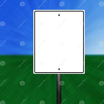 Blank Speed Limit Sign stock illustration. Illustration of road - 3075109