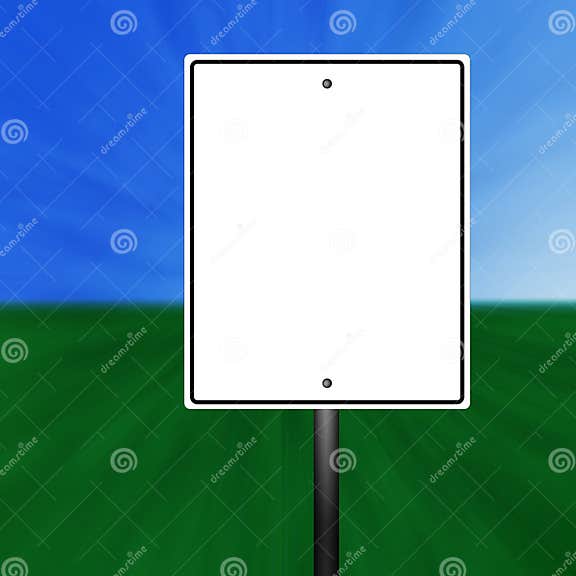 Blank Speed Limit Sign stock illustration. Illustration of road - 3075109