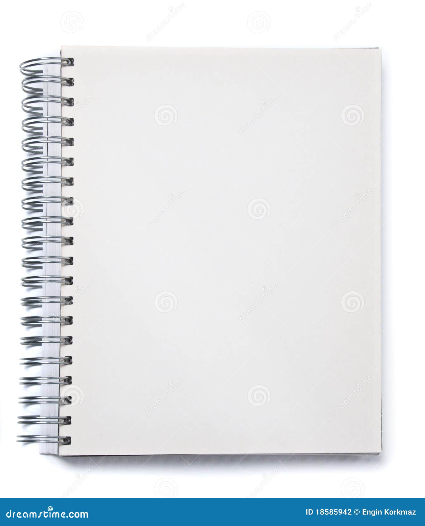 Blank Spiral Notebook stock photo. Image of diary, book - 18585942 Blank Spiral Notebook stock photo. Image of diary, book - 18585942