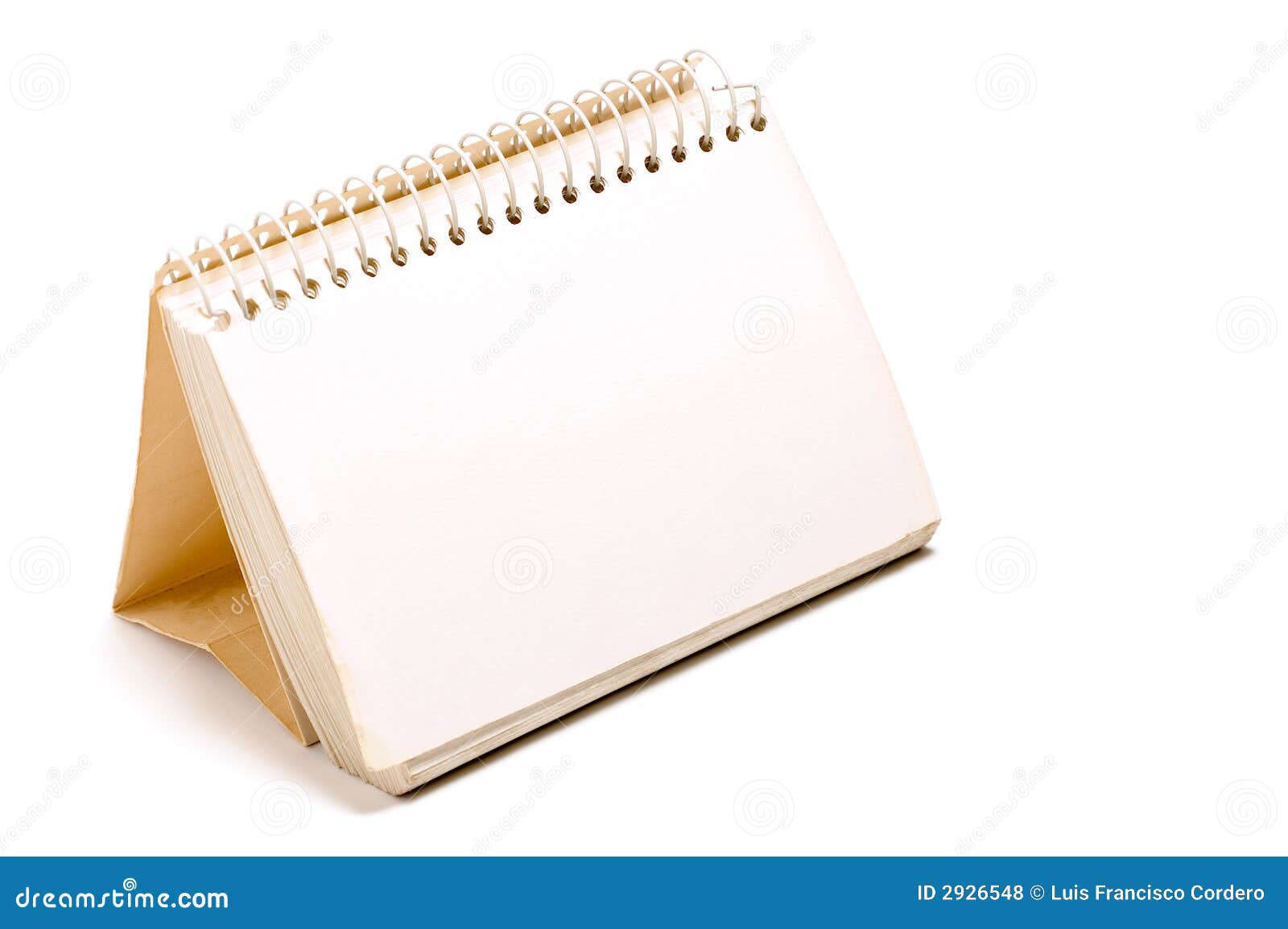Blank spiral notebook 2 stock photo. Image of design, journal - 2926548