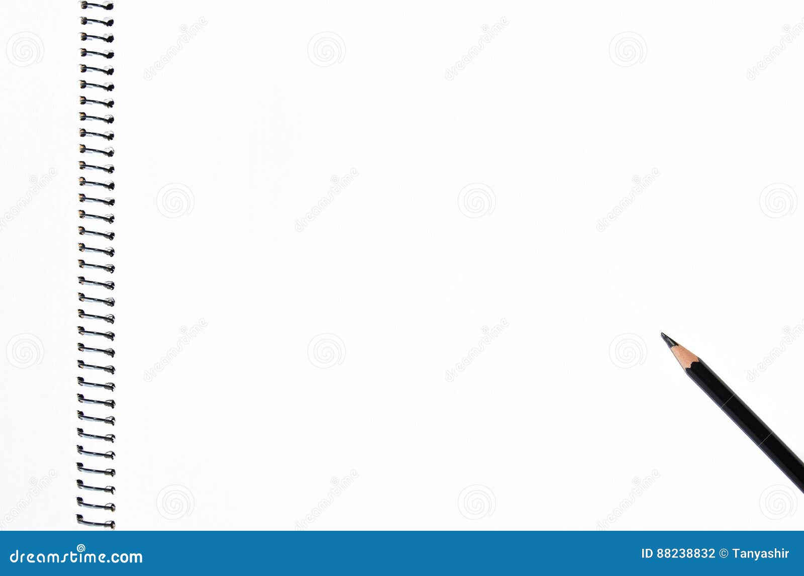 Blank Spiral Notebook Stock Photo | CartoonDealer.com #67506114