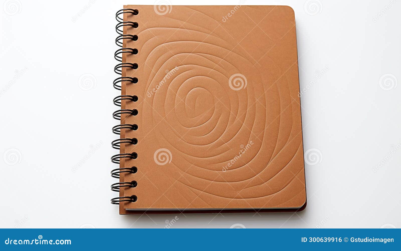 Blank Spiral Notebook on Wooden Table, Clean and Empty Generated by AI ...