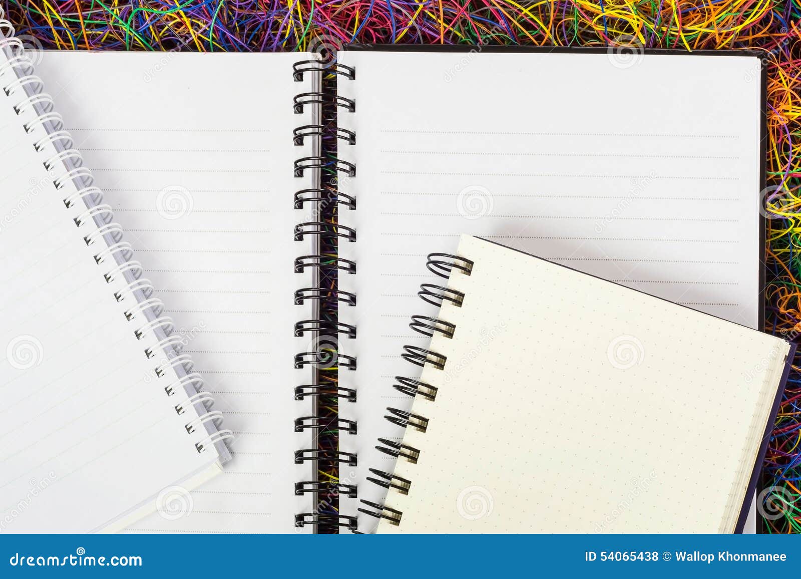 Blank Spiral Notebooks Electric Wire Stock Photos - Free & Royalty-Free ...