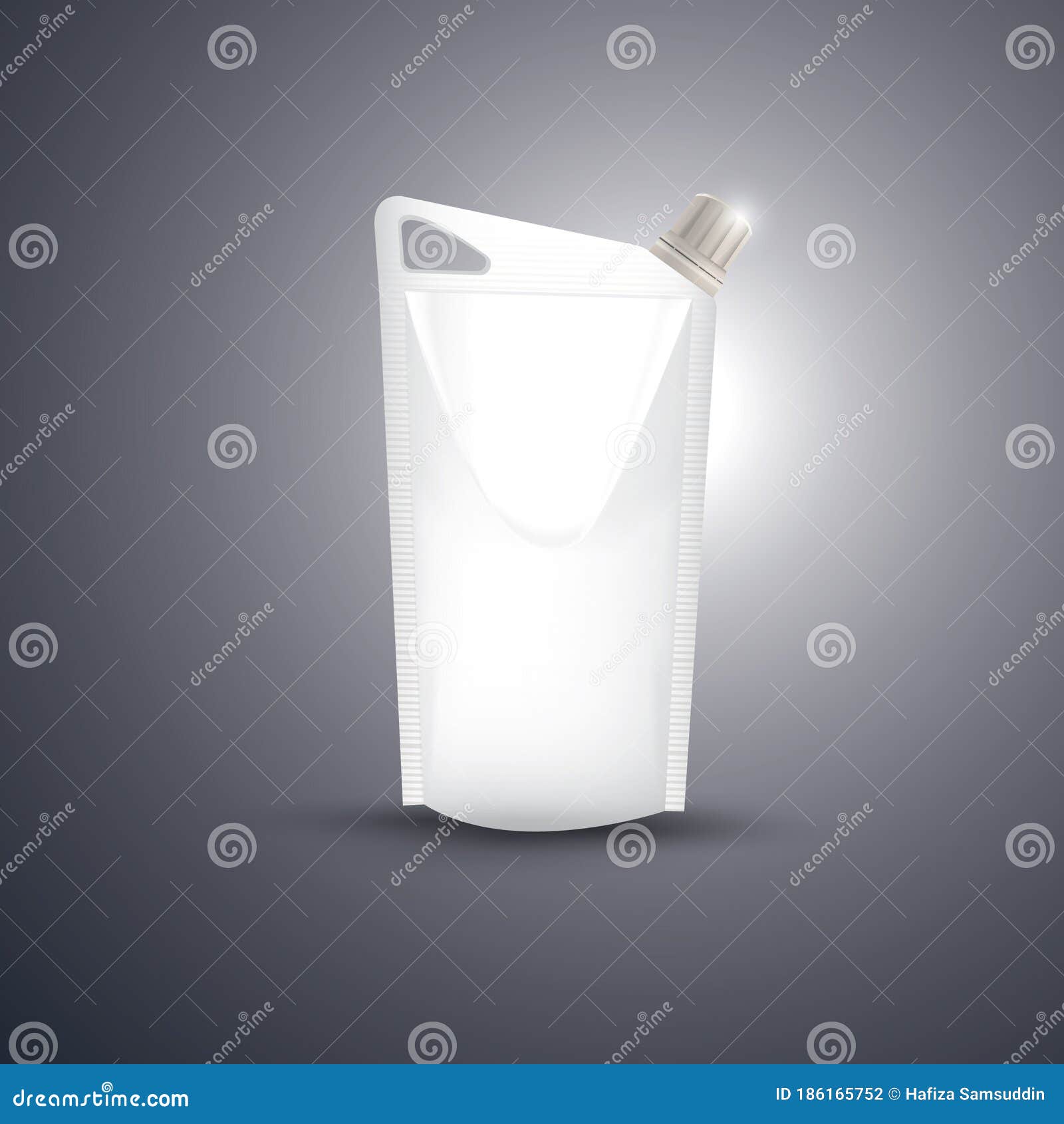 Blank Spout Pouch. Vector Illustration Decorative Design Stock Vector ...