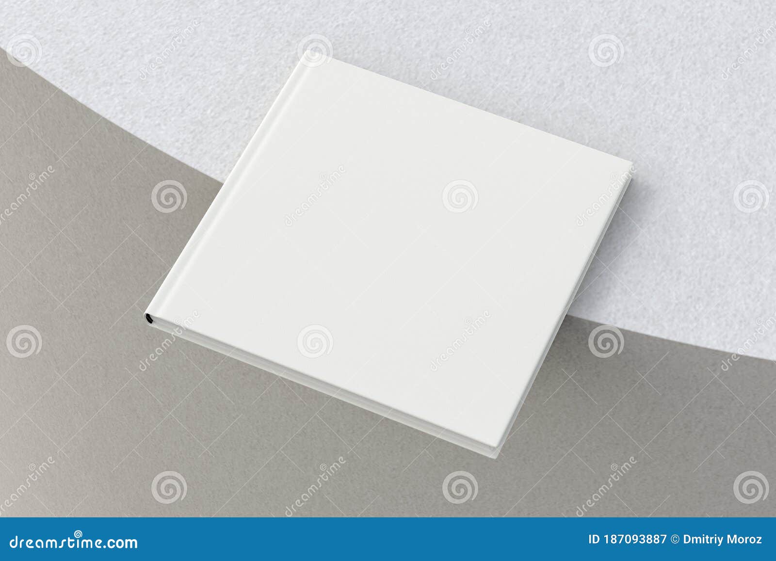 Blank book on the edge stock illustration. Illustration of blank ...