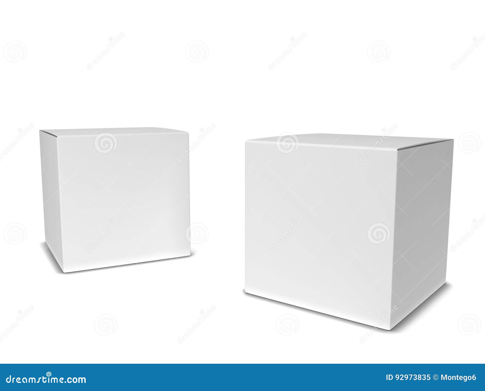 Blank square box stock illustration. Illustration of carton - 92973835