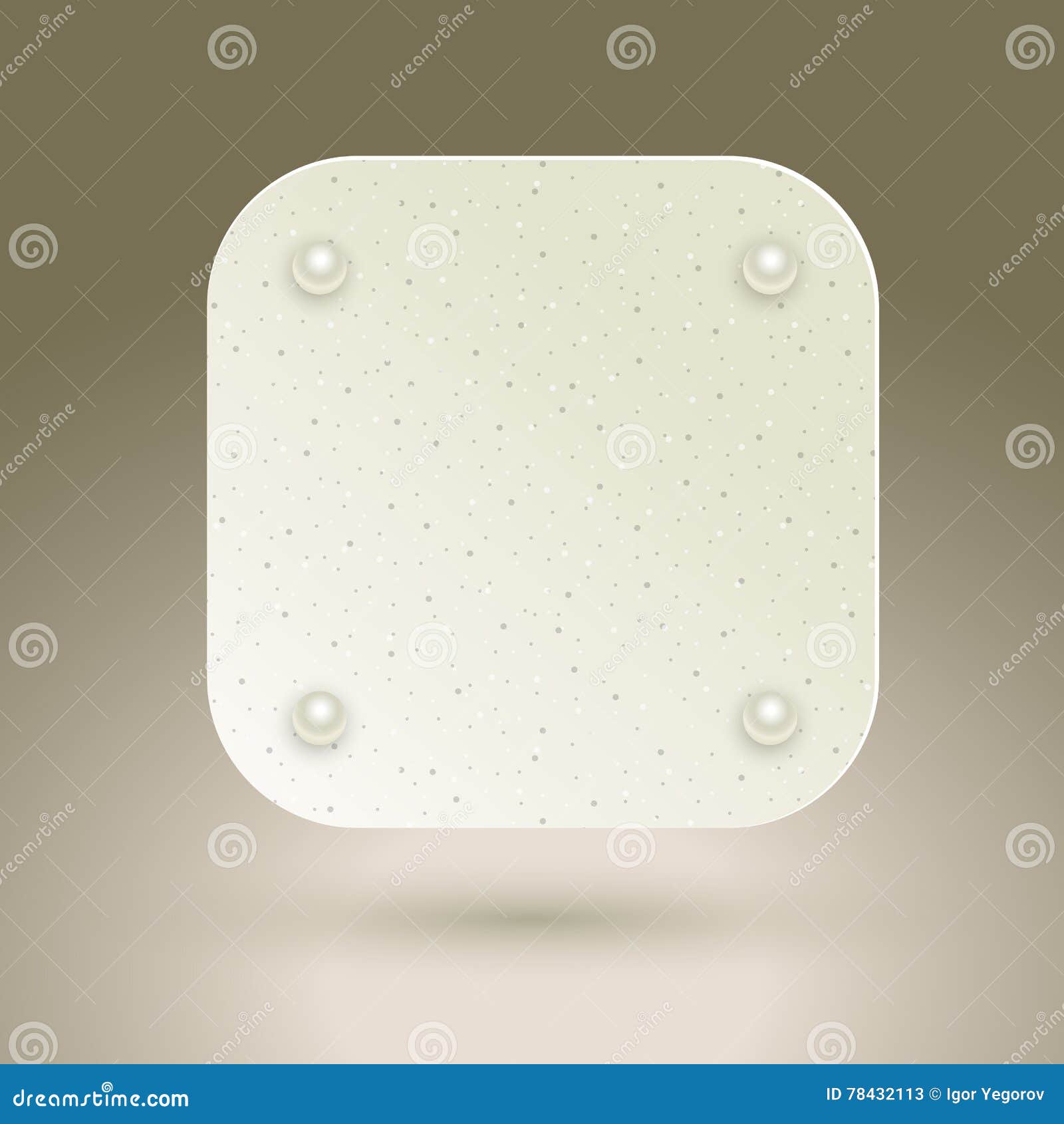 Blank square button. stock vector. Illustration of green - 78432113