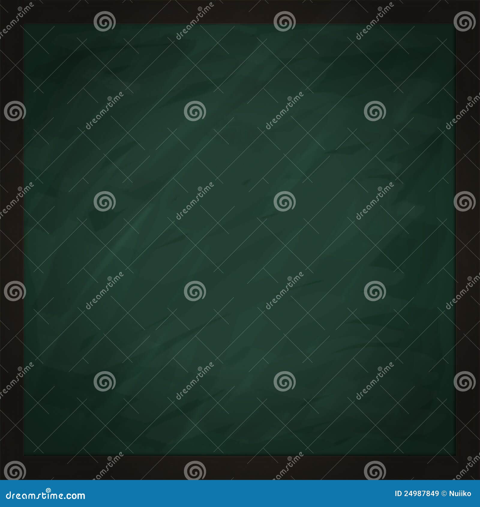 Blank Square Green Chalkboard Stock Illustration - Illustration of ...