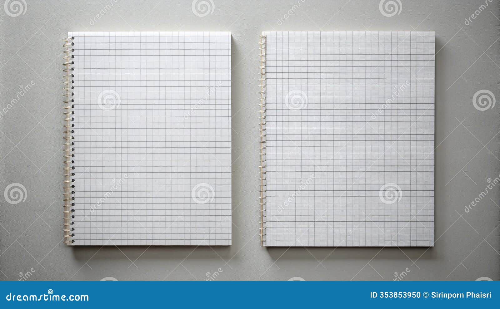 Blank Square and Lined Paper Mockup Sheets Realistic Versatile and ...