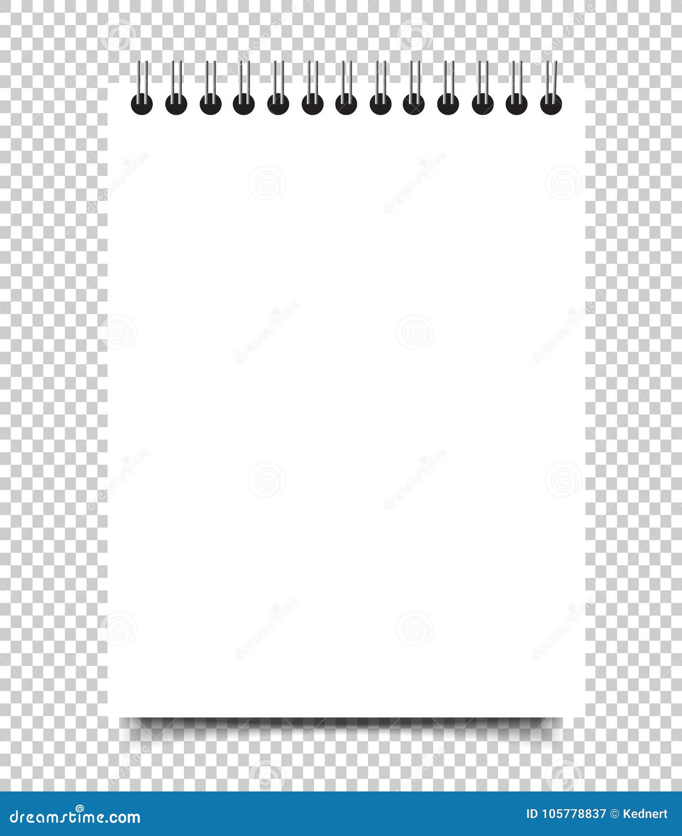 Blank Square Notebook Calendar Mockup Cover Template Stock Vector ...