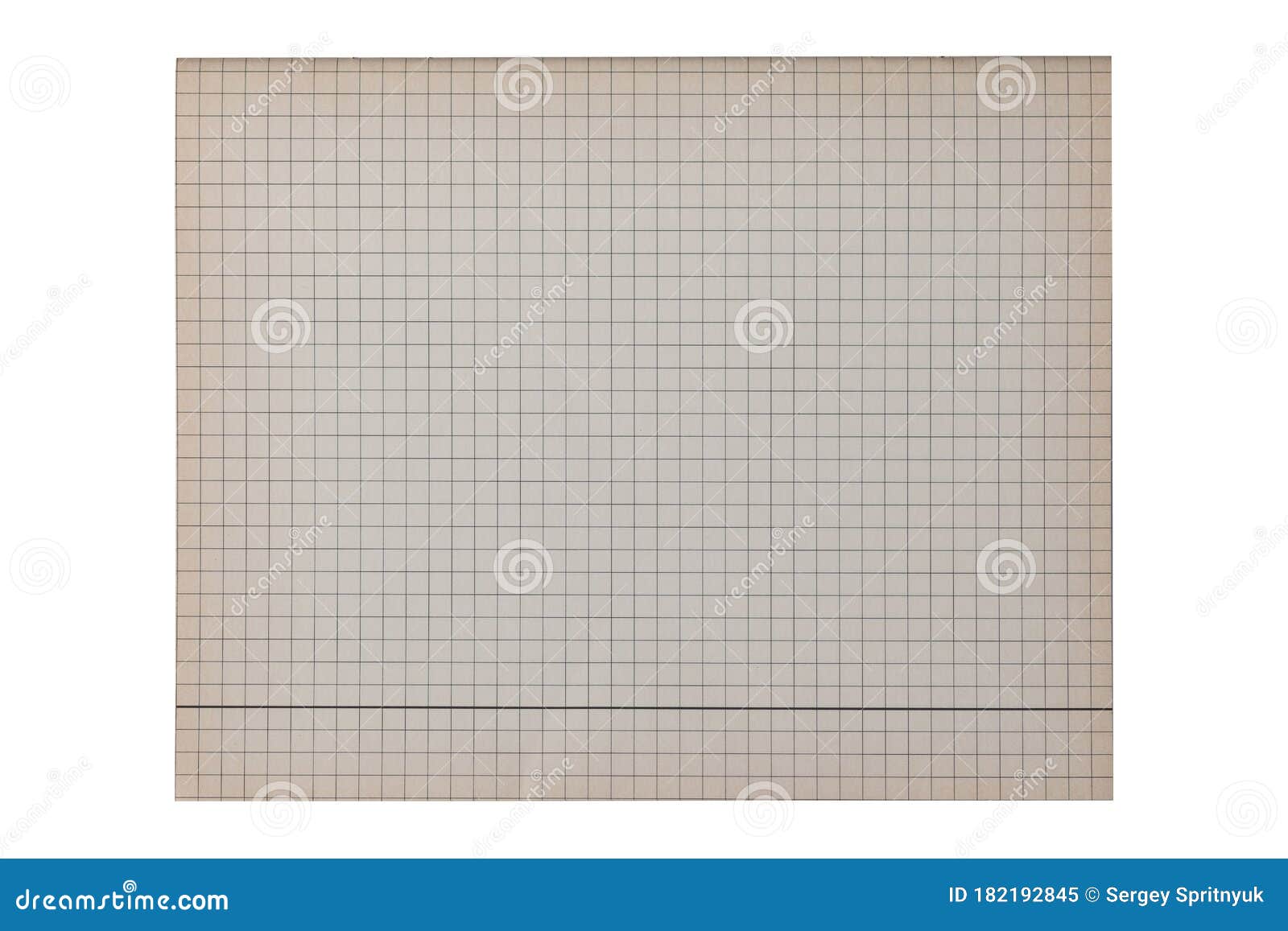 Blank Squared Notebook Sheet Stock Image - Image of remember, textured ...