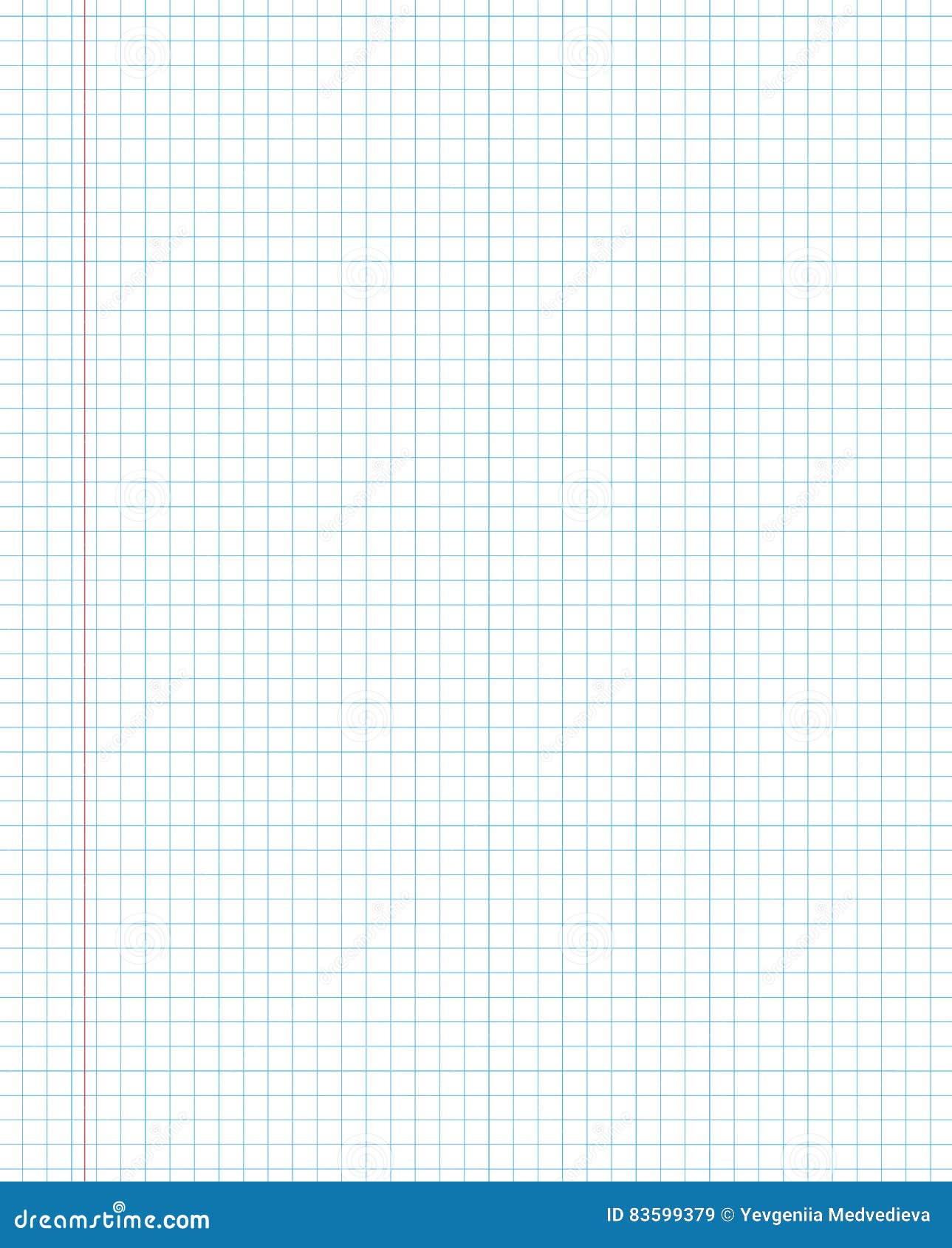 Blank Squared Paper Texture from a Notepad. Stock Illustration ...