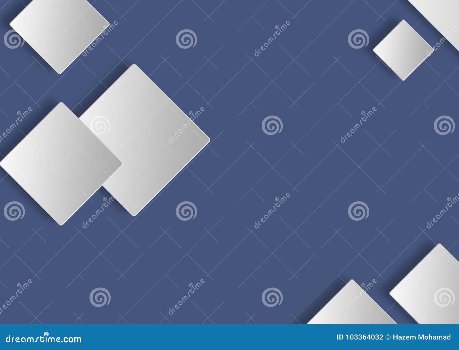 Blank Calm Squares with Soft Shadows for Graphical Use. Stock ...
