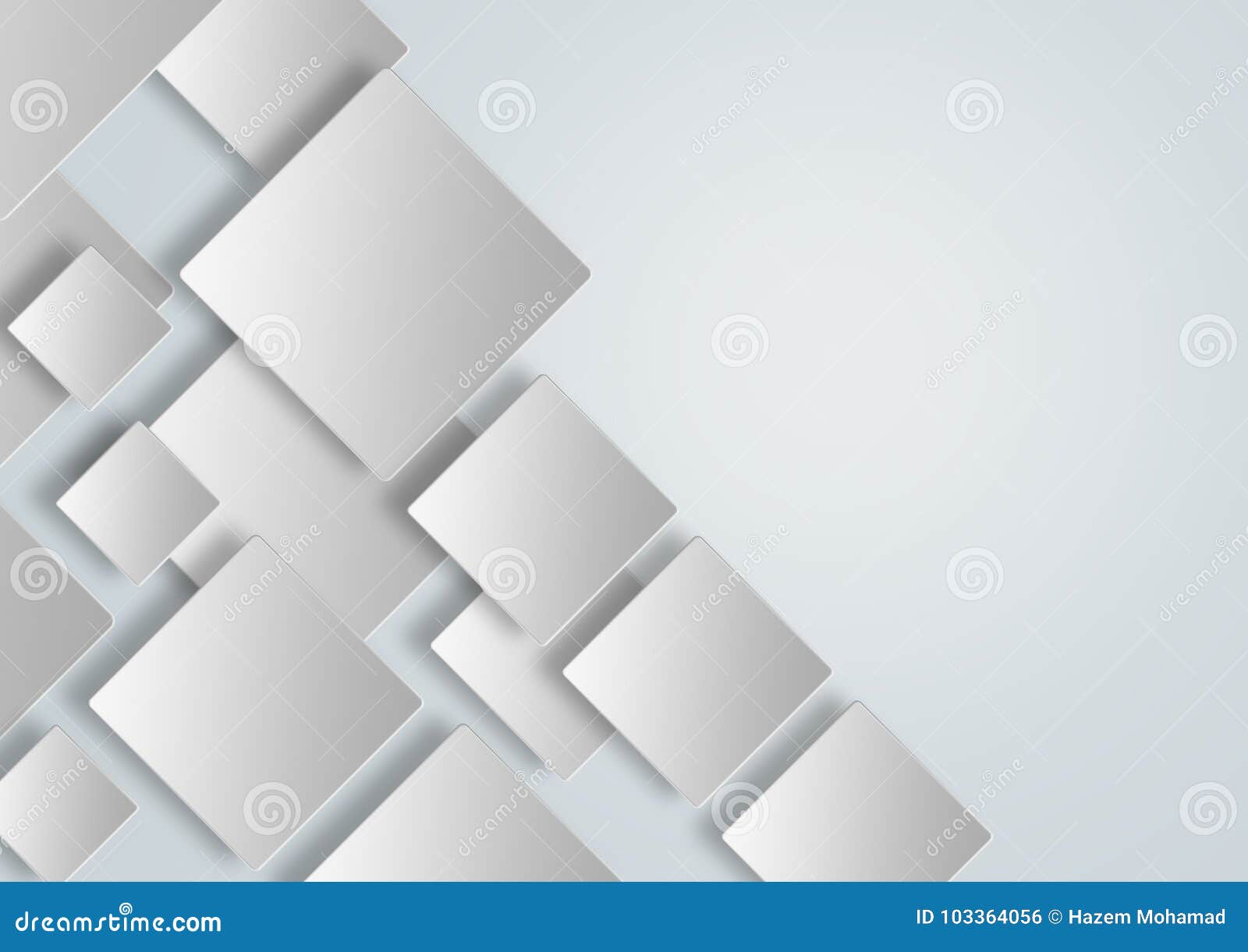 Blank Calm Squares with Soft Shadows for Graphical Use. Stock ...