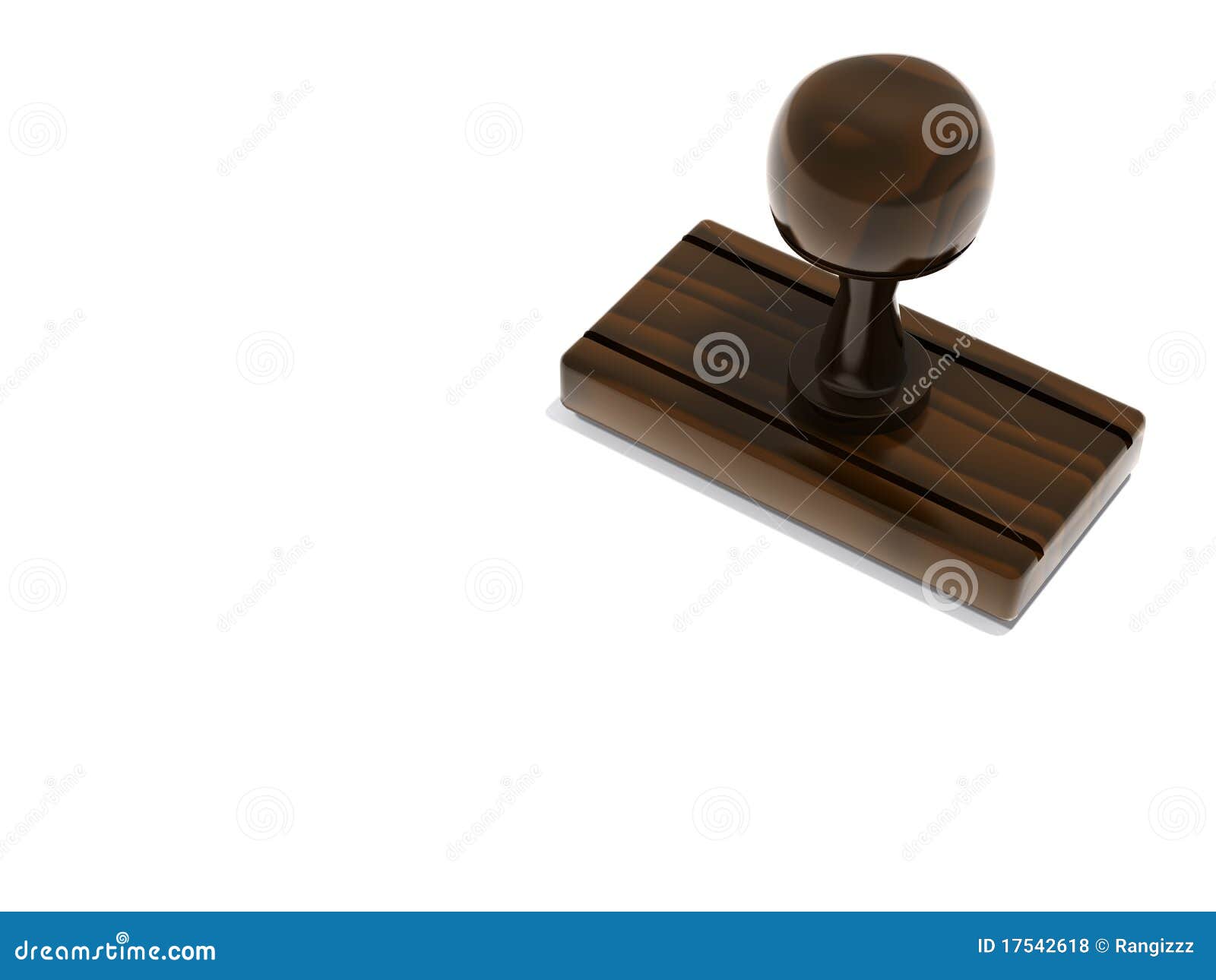 Blank Stamp with Copy Space Stock Illustration - Illustration of print ...