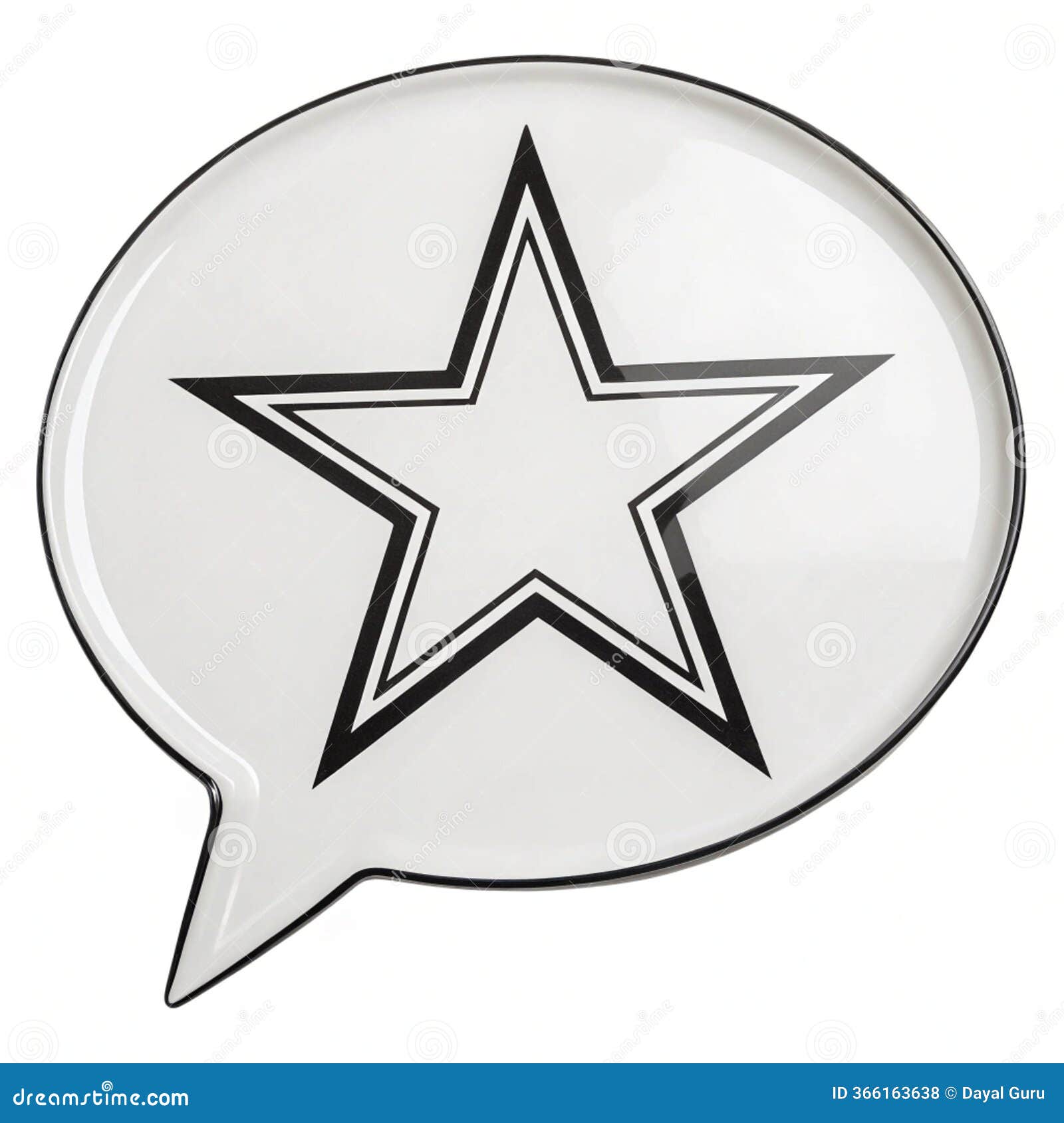 Blank Star Logo Or Emblem Badge In Luxury Design With Golden Color On Dark Blue Background. 3D ...