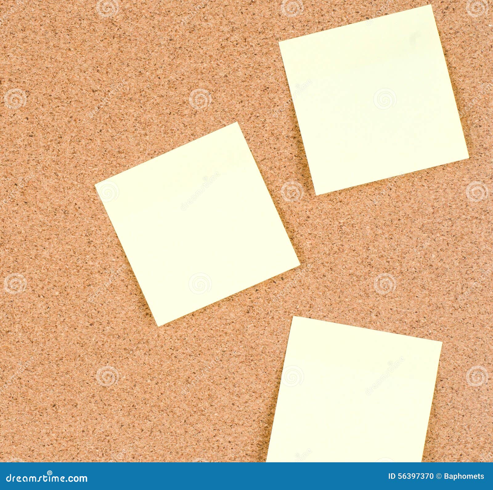 Blank Stick Note On Bulletin Board Texture Or Background Stock Photo ...