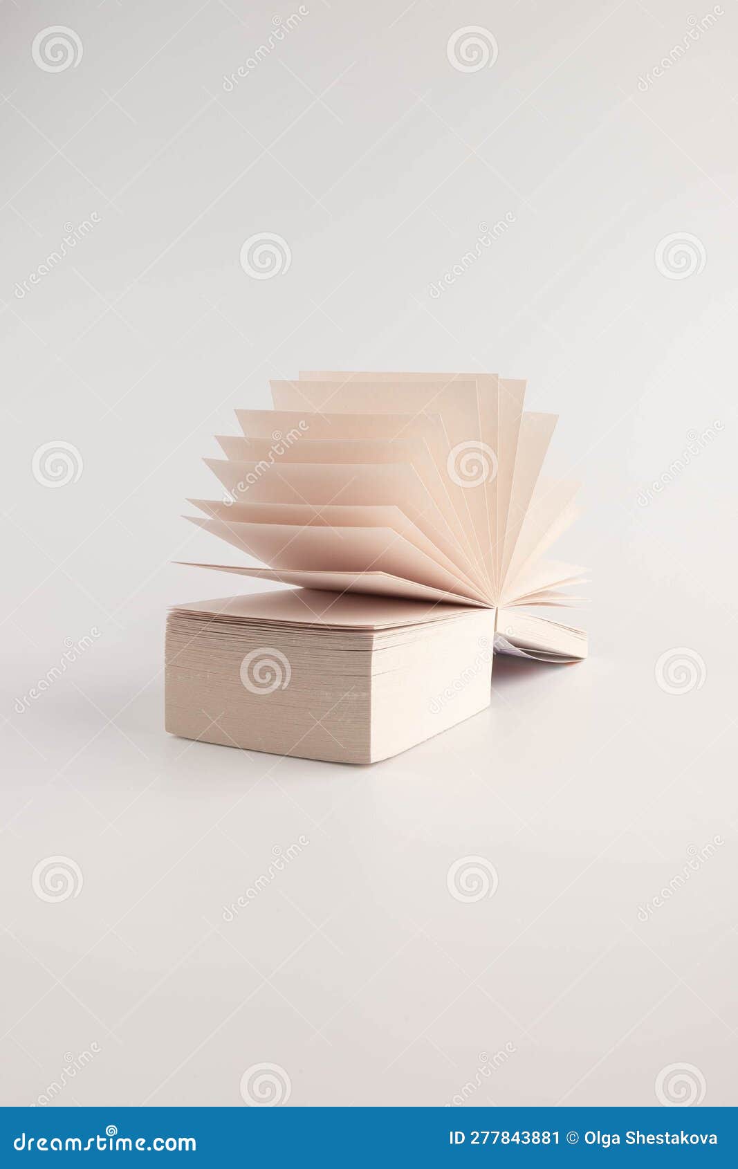 Blank Sticker Notes on the White Background. Sticky Note Paper Stock ...