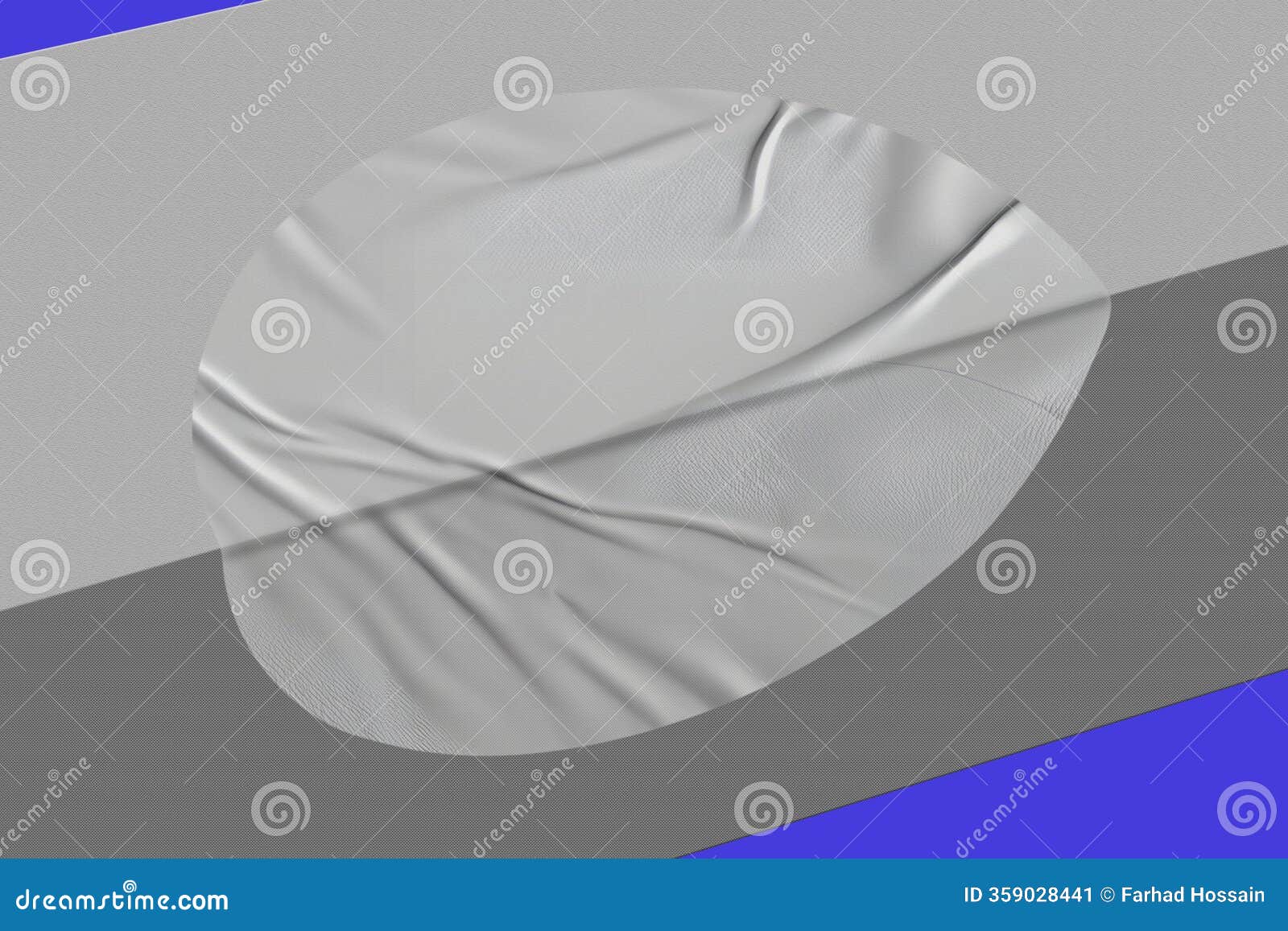 Blank Sticker Texture Design for Mockup Template Stock Illustration ...