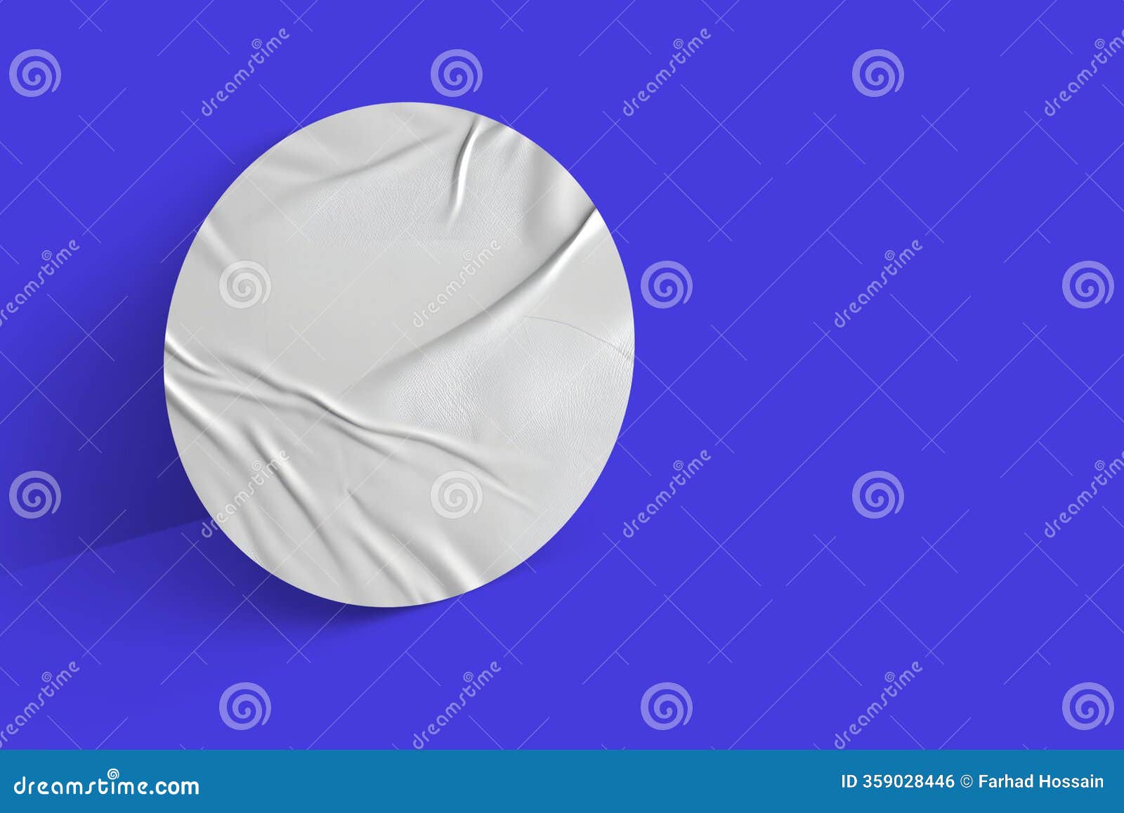 Blank Sticker Texture Design for Mockup Template Stock Illustration ...