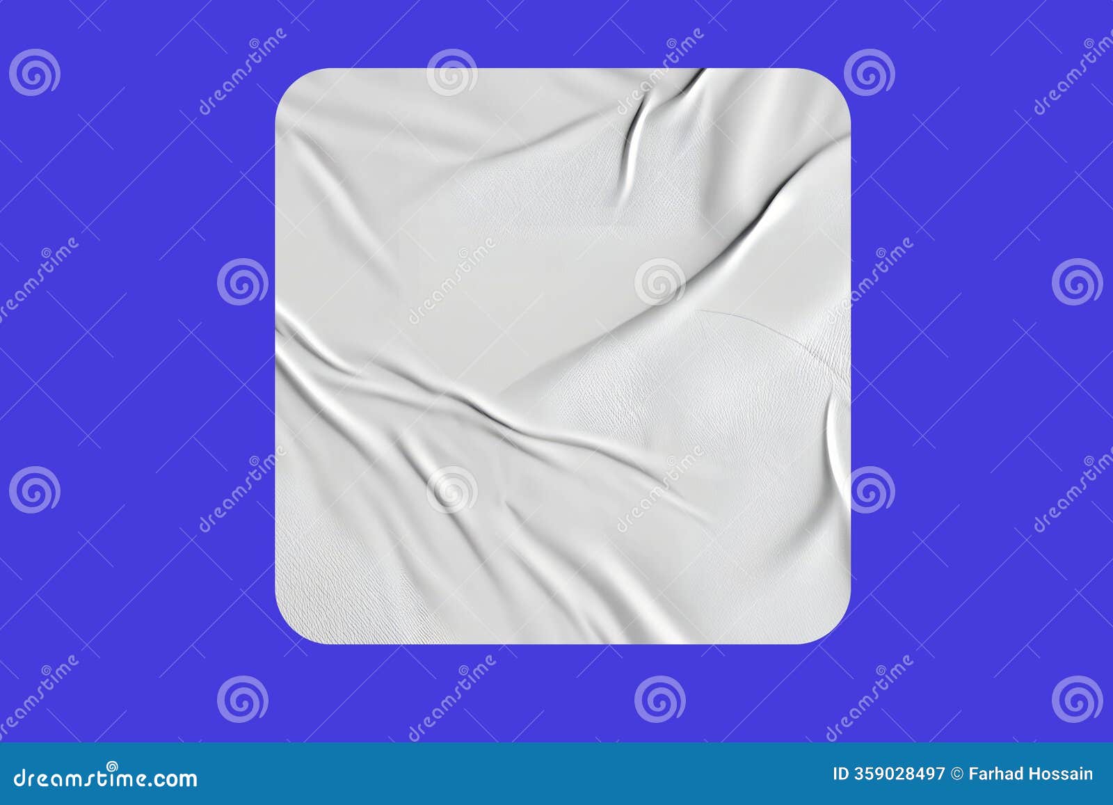 Blank Sticker Texture Design for Mockup Template Stock Illustration ...