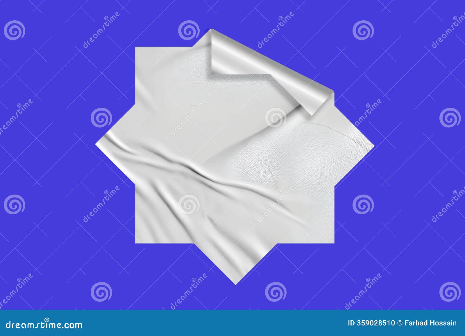 Blank Sticker Texture Design for Mockup Template Stock Illustration ...