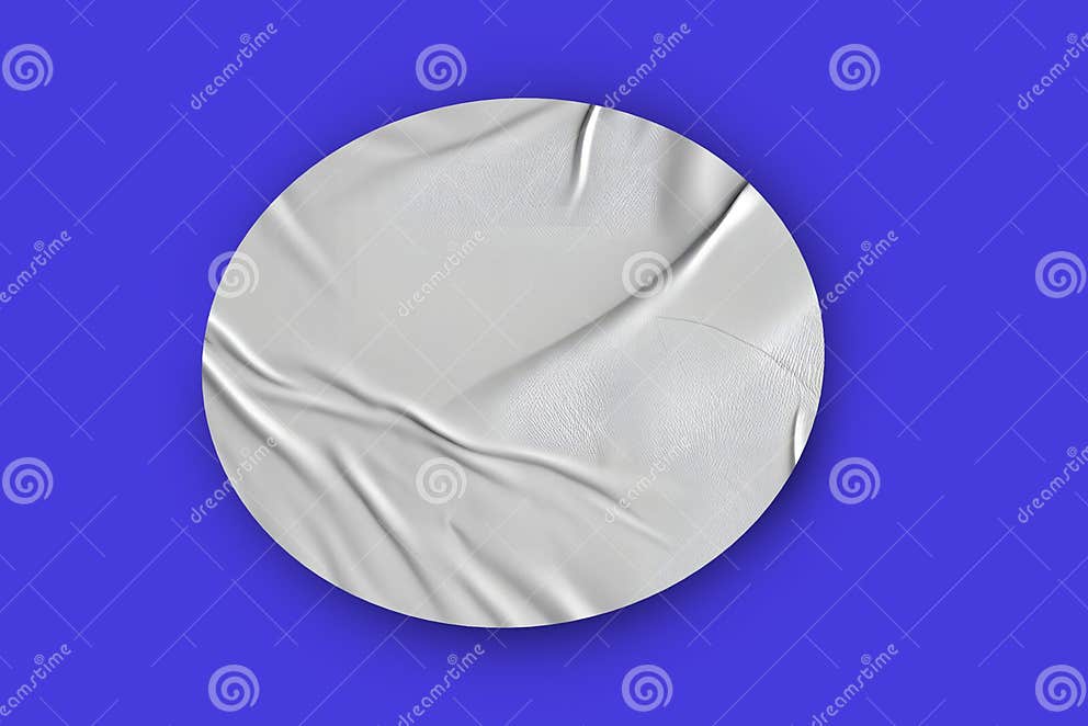Blank Sticker Texture Design for Mockup Template Stock Illustration ...