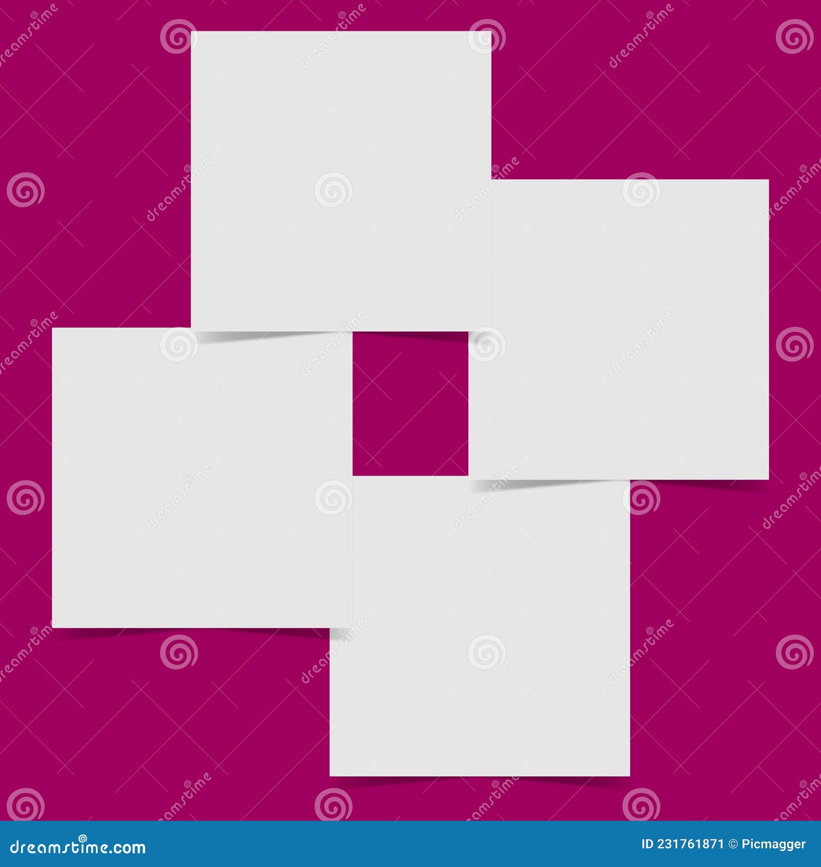 Blank Stickers for Writing. Stock Vector - Illustration of vector ...