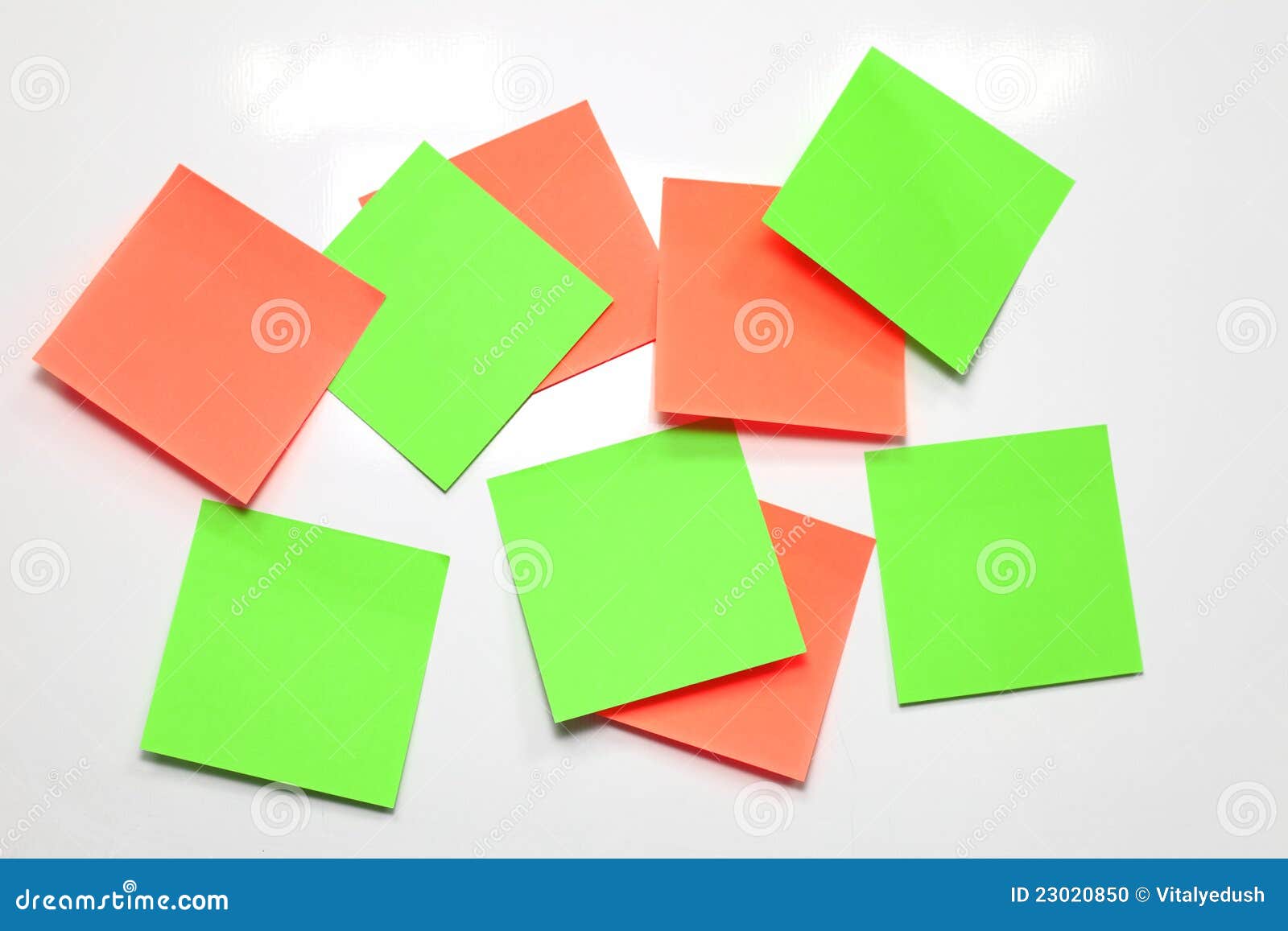 Blank Sticky Note. stock photo. Image of post, message - 23020850