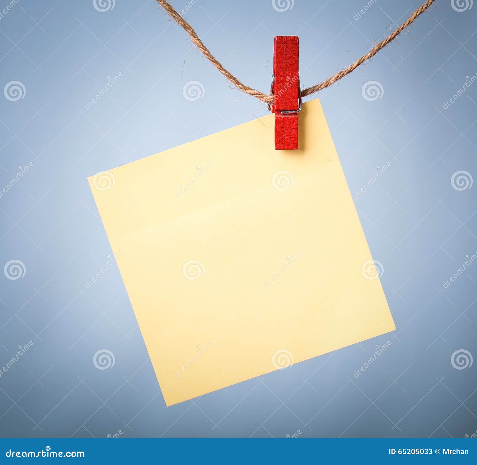 Note Pad Hanging From A Clothes Line Stock Image | CartoonDealer.com ...