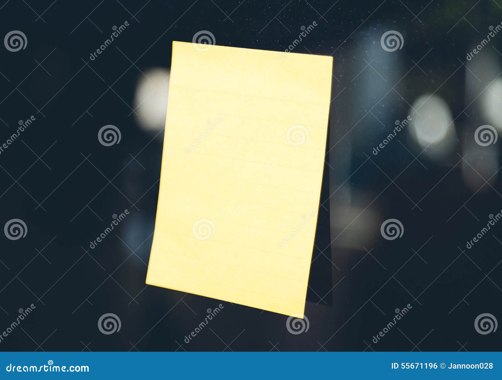 Blank sticky note stock photo. Image of remember, tack - 55671196