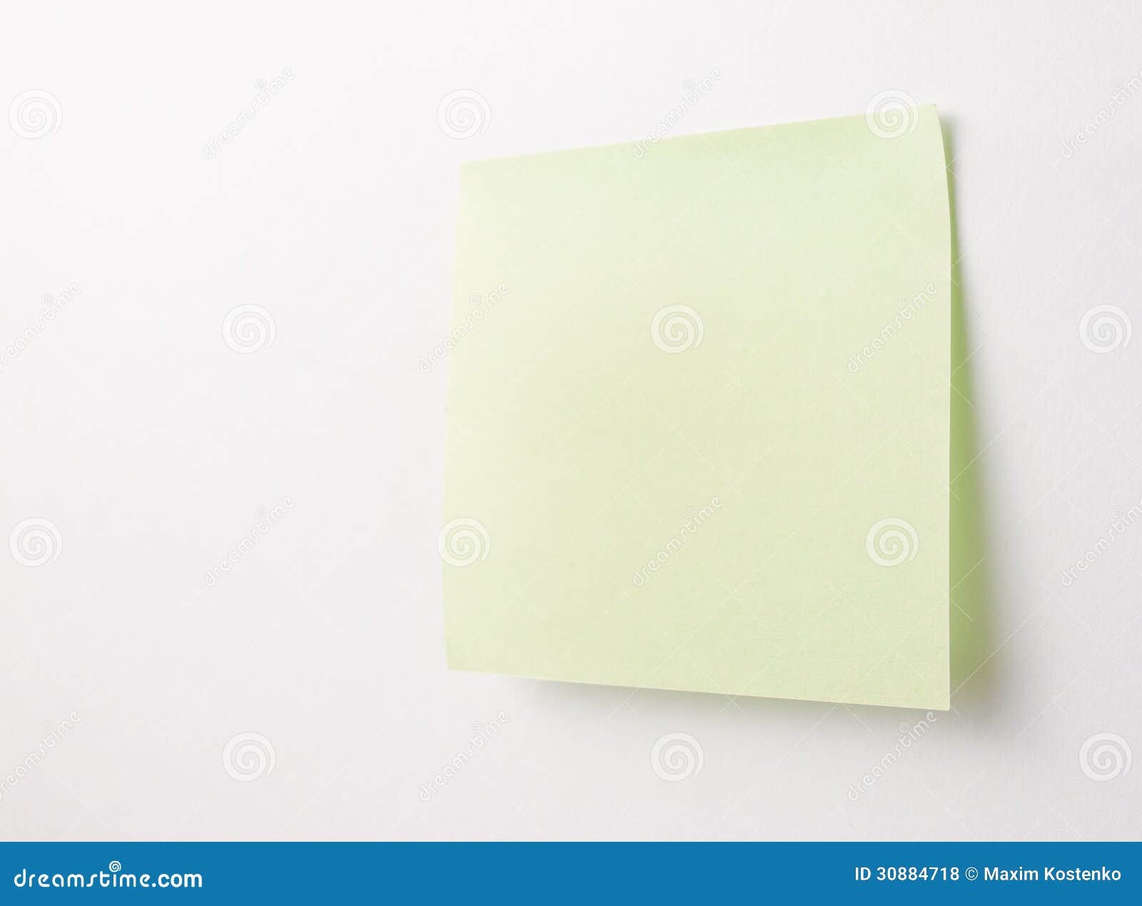 Blank Sticky Note stock photo. Image of sticker, blank - 30884718