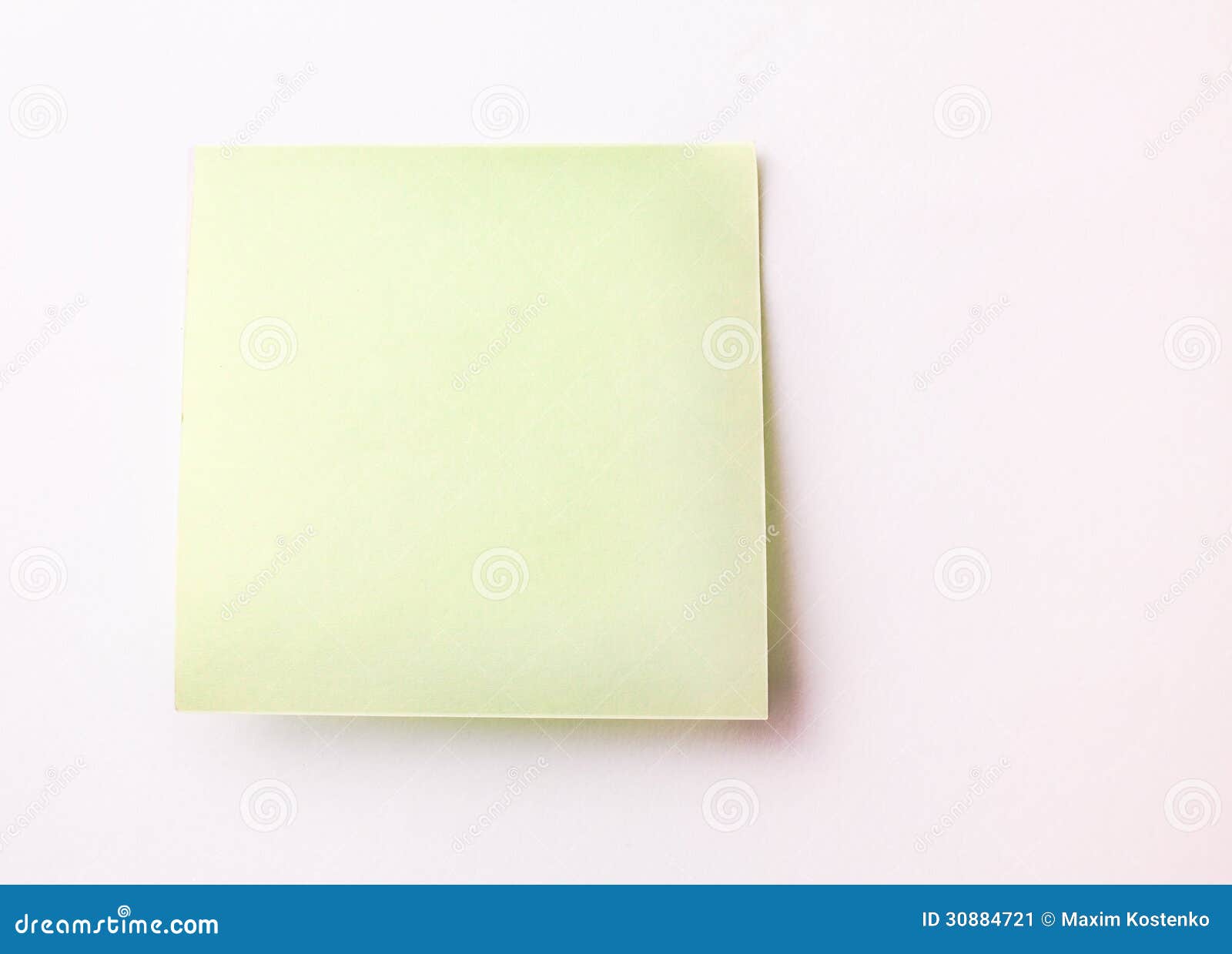 Blank Sticky Notes Stuck To Spiral Notebook Stock Photo | CartoonDealer ...