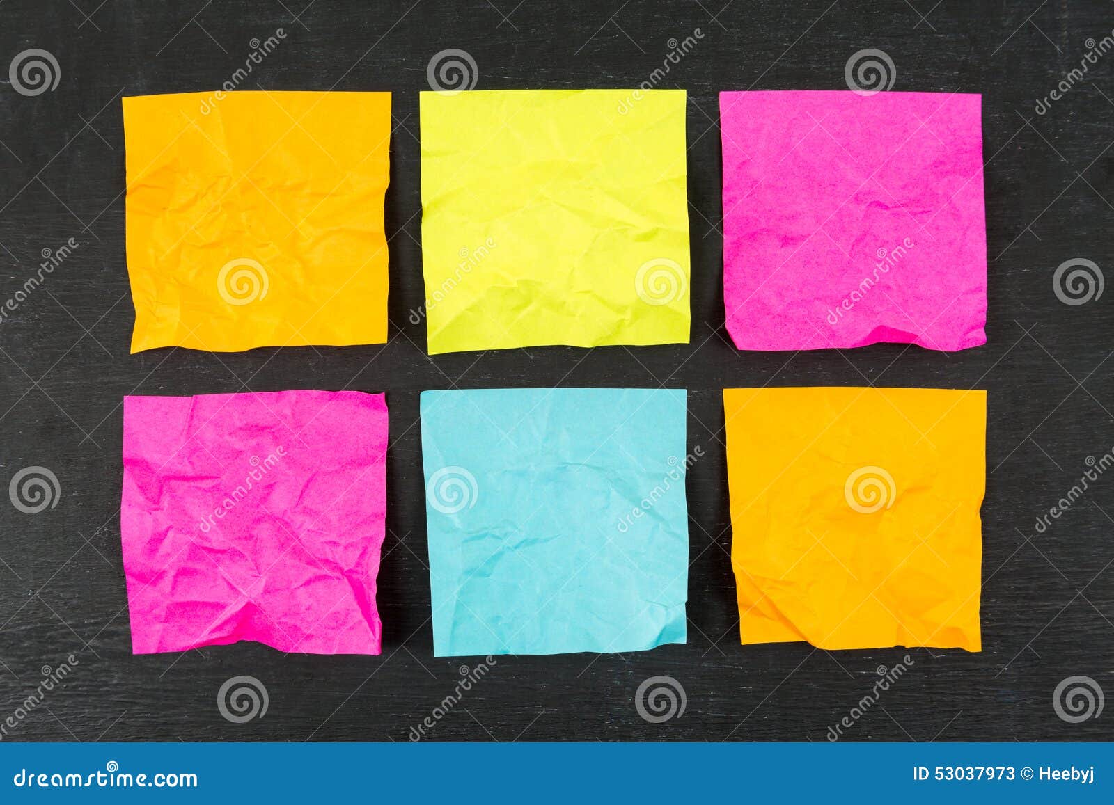 Blank Sticky Notes stock image. Image of blank, pink - 53037973