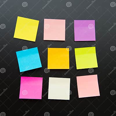 Blank sticky notes stock image. Image of communication - 48510397