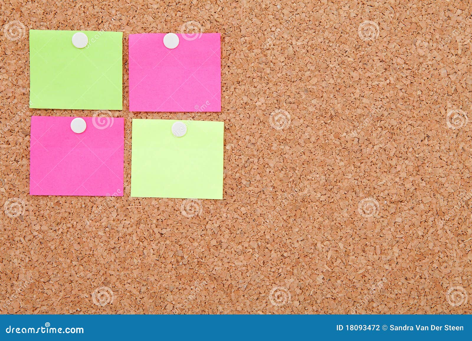 Blank Sticky Notes Pinned on Cork Memo Board Stock Photo - Image of ... Blank Sticky Notes Pinned on Cork Memo Board Stock Photo - Image of ...