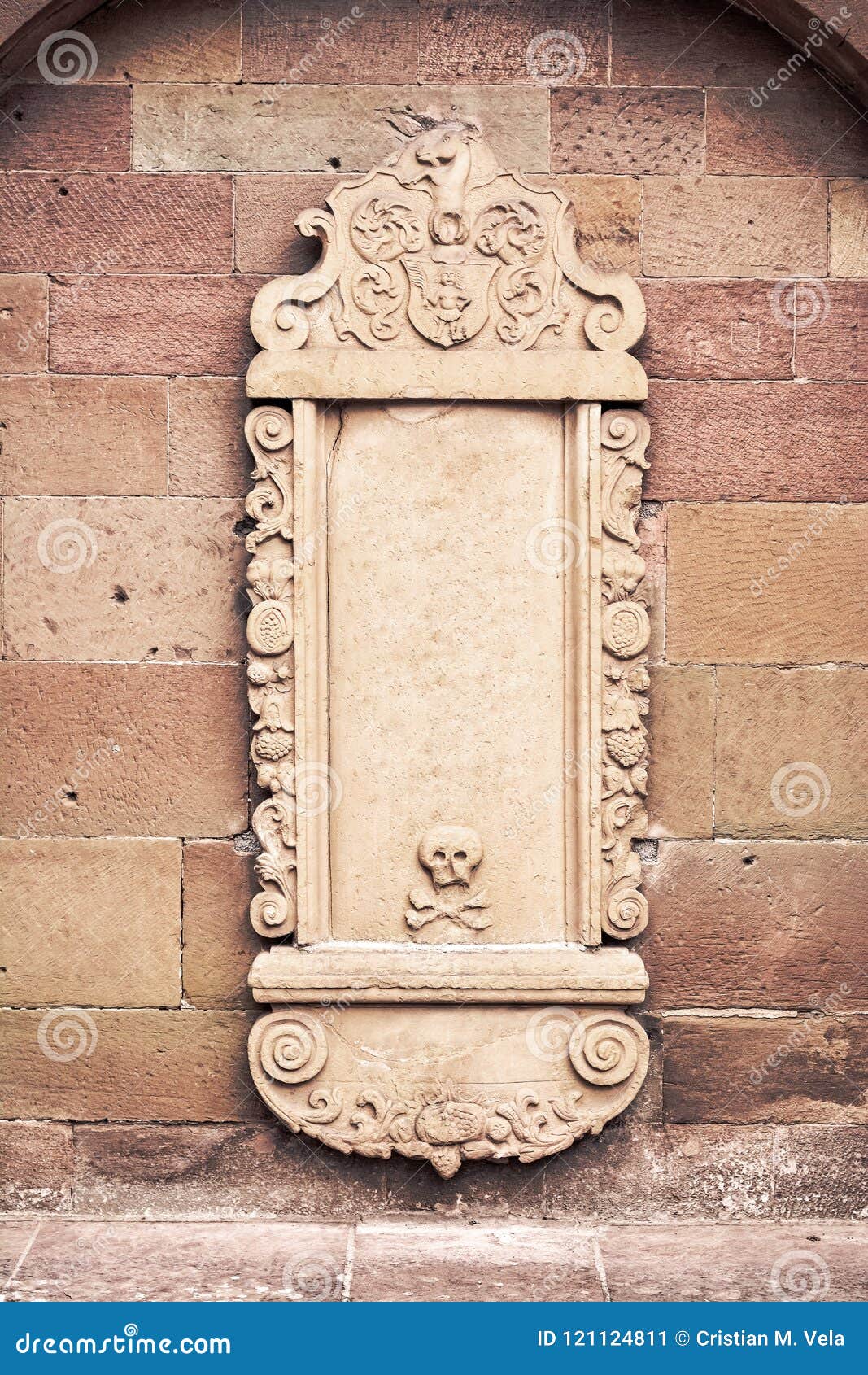 Blank stone plate stock image. Image of memorial, slate - 121124811