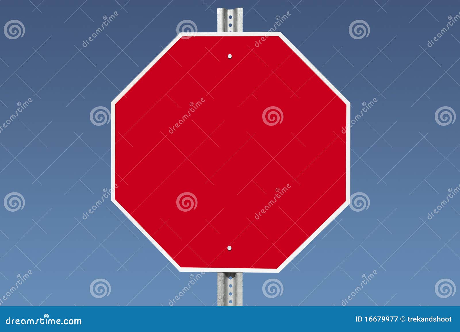 Blank Stop Sign stock image. Image of transportation - 16679977