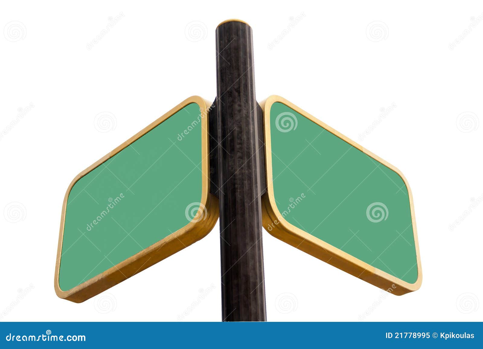 Blank street sign stock image. Image of street, opposites - 21778995