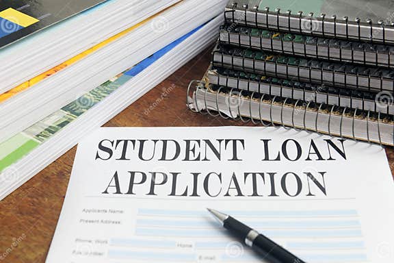 Blank Student Loan Application on Desktop Stock Photo - Image of ...